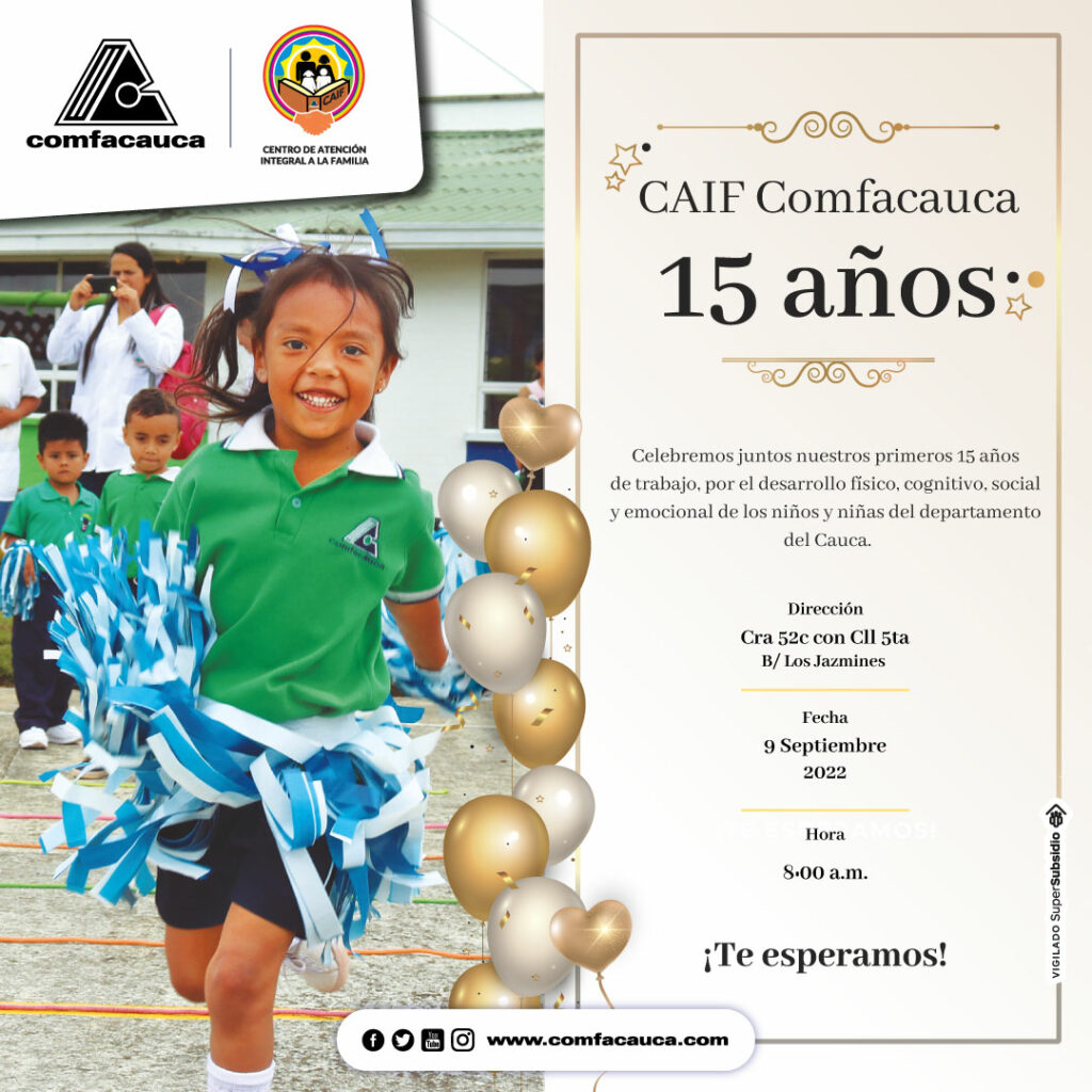 15 años de CAIF » Comfacauca