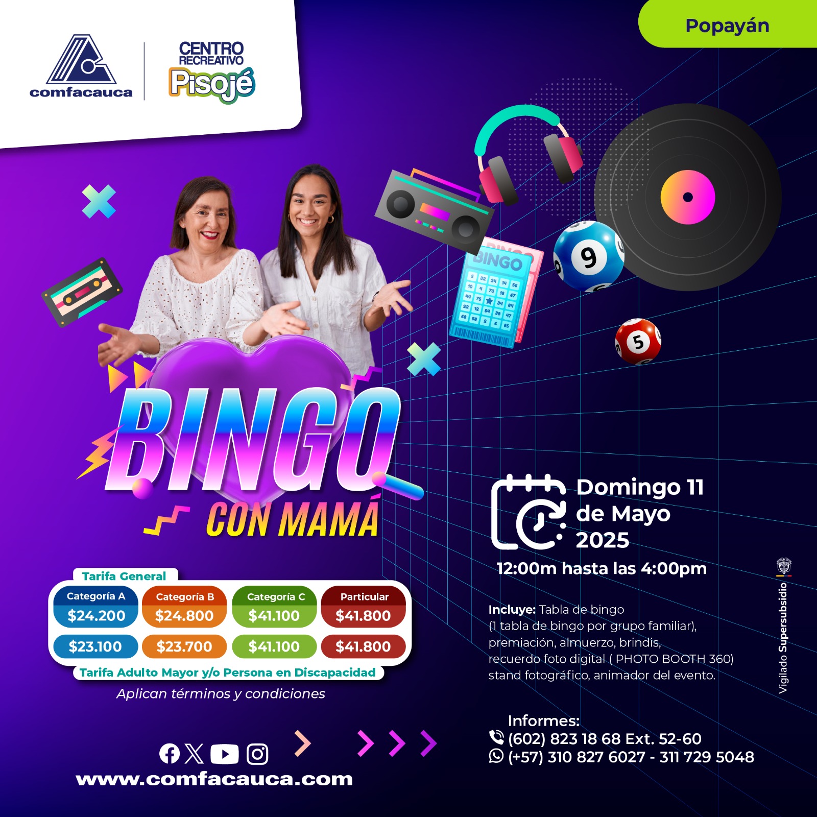 Celebración día de la Madre CR Pisojé » Comfacauca