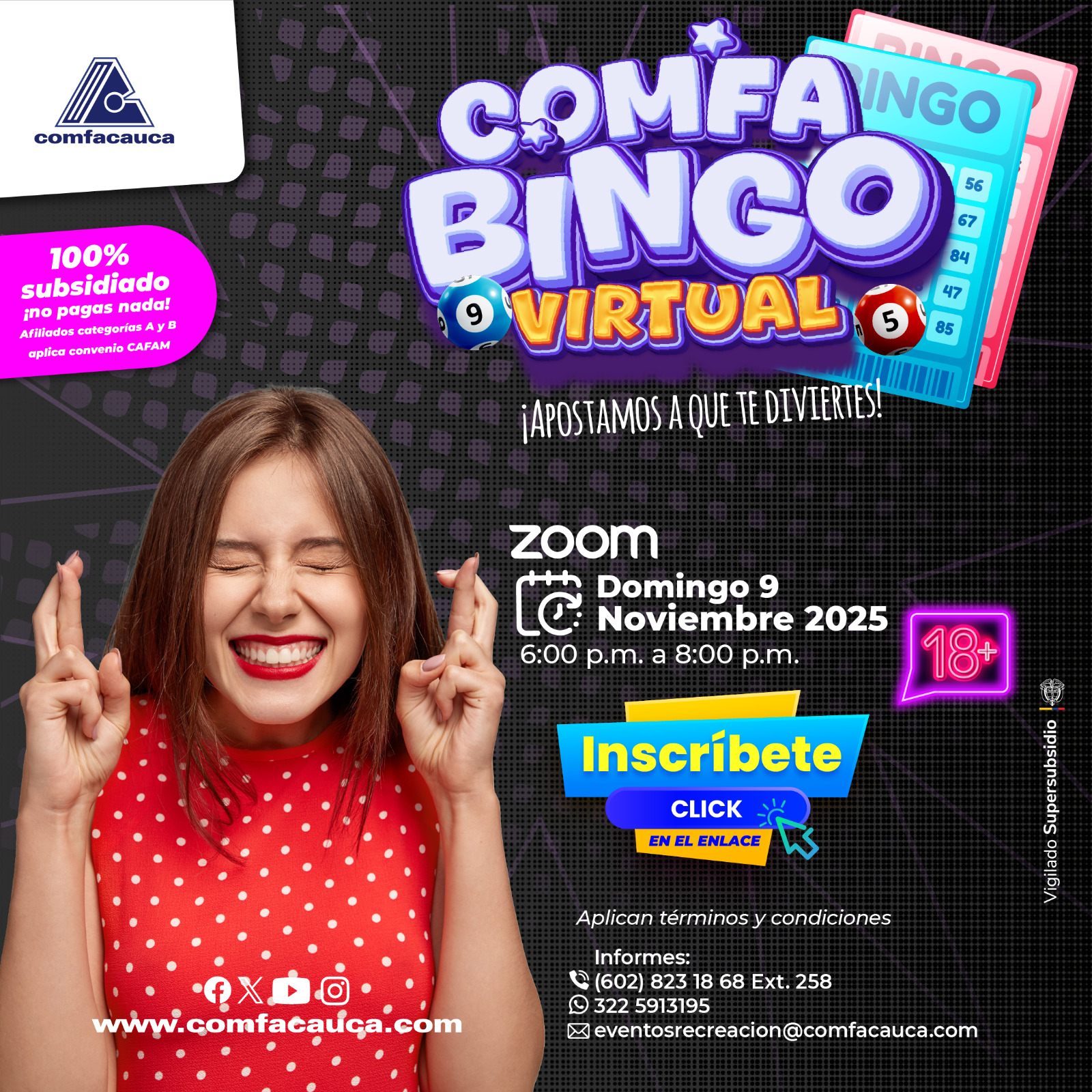 Comfa bingo virtual » Comfacauca