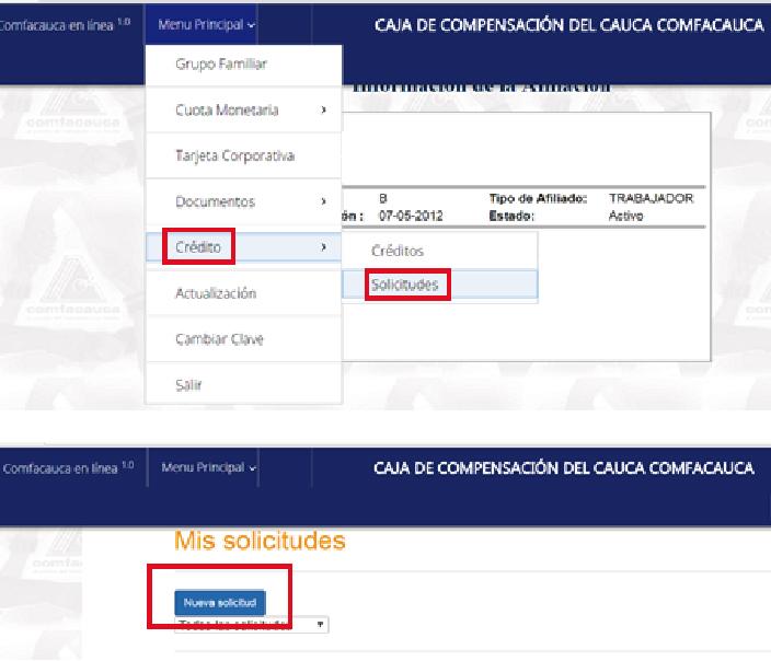 Crédito Comfacauca 0729