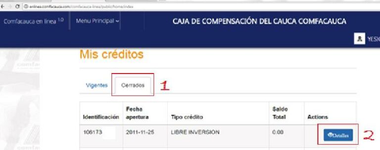 Crédito Comfacauca 9666