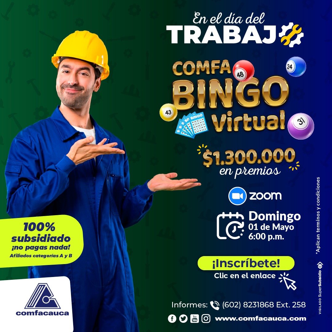 Celebra el día del trabajador con Comfacauca » Comfacauca